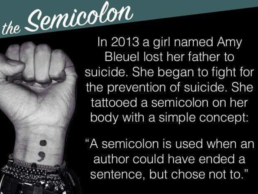 Tattoo Meaning Self Harm What Does A Semicolon Tattoo Mean How The 